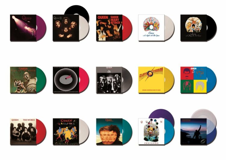 Queen - The Studio Collection Color vinyl - Coffret - Mes disques vinyles